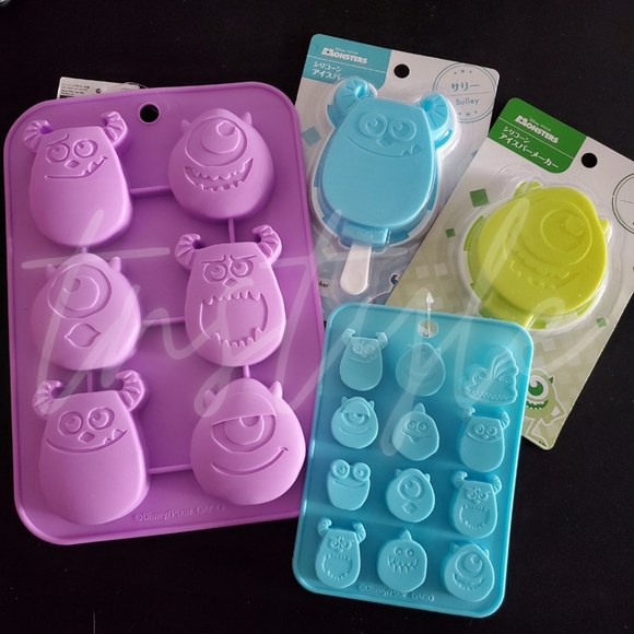 Disney | Kitchen | Monsters Inc Silicone Mold Bundle | Poshmark